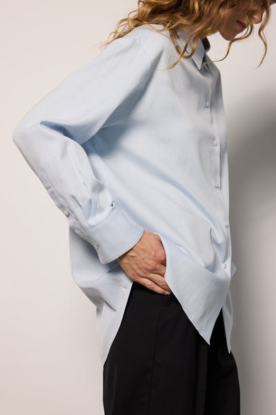 SUSAN SHIRT / PALE BLUE – Frances de Lourdes
