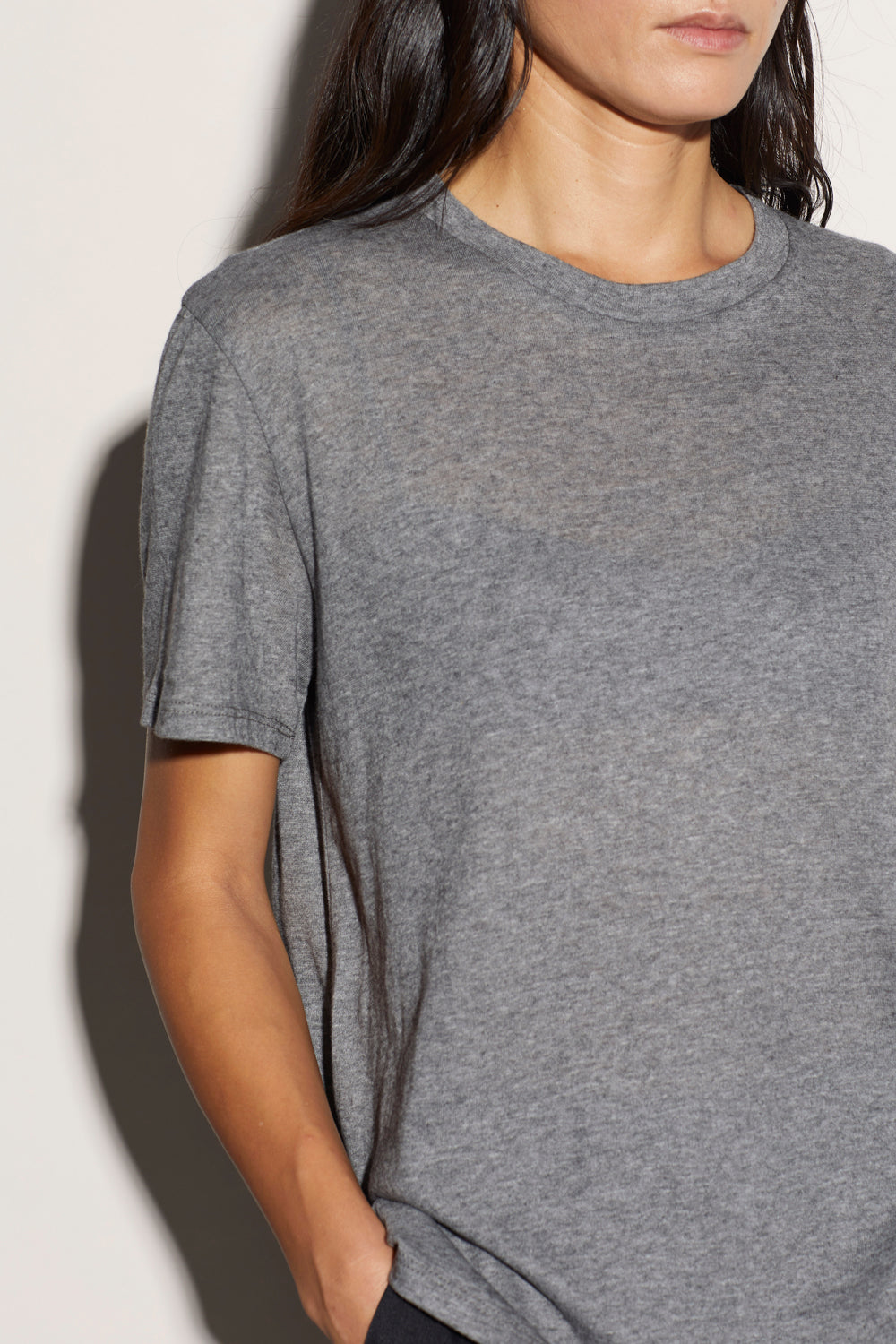 JOHNNY TEE / GREY – Frances de Lourdes